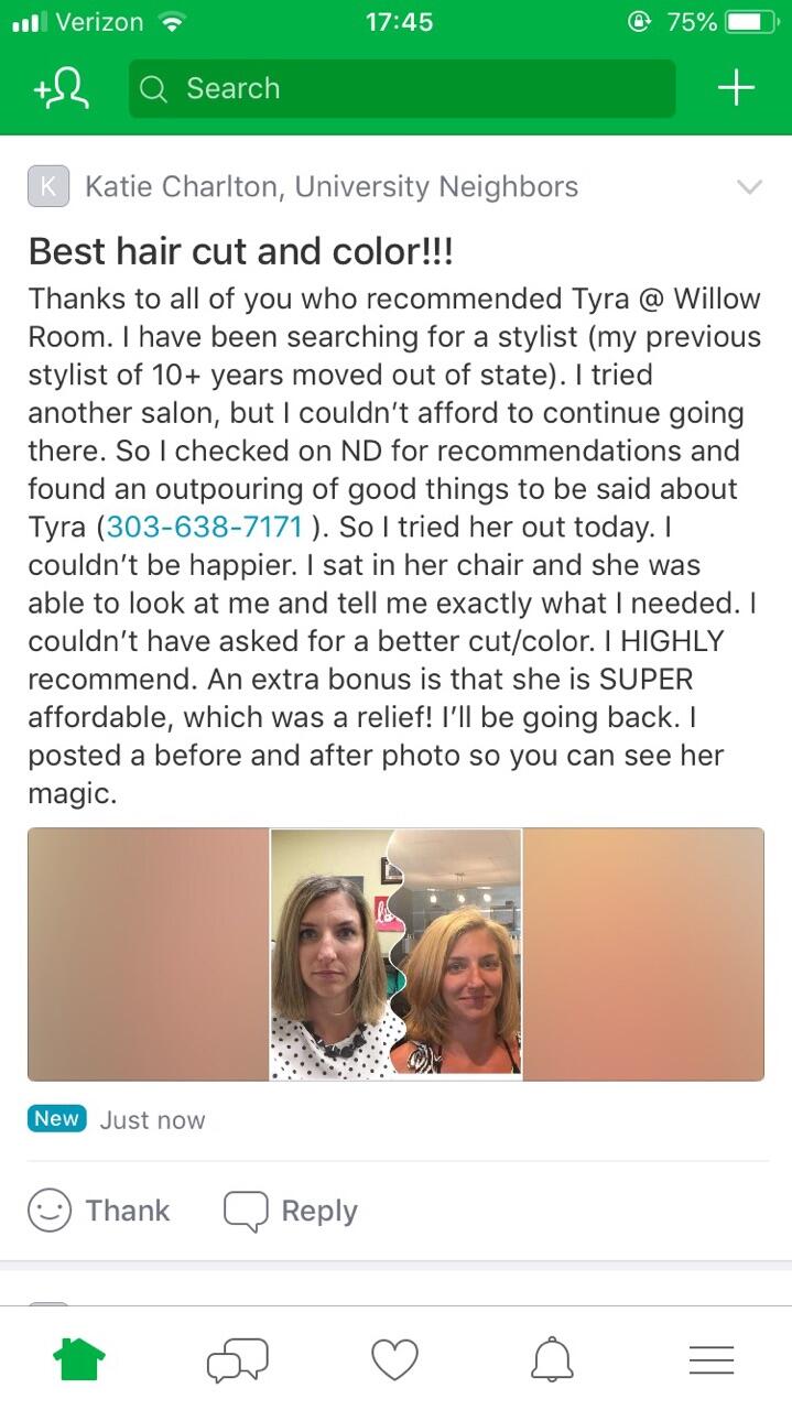 The Willow Room, Tyra Slaughter - 26 Recommendations - Denver, CO ...