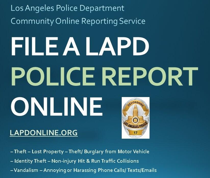 File a Police Report Online (Los Angeles Police Department) — Nextdoor ...