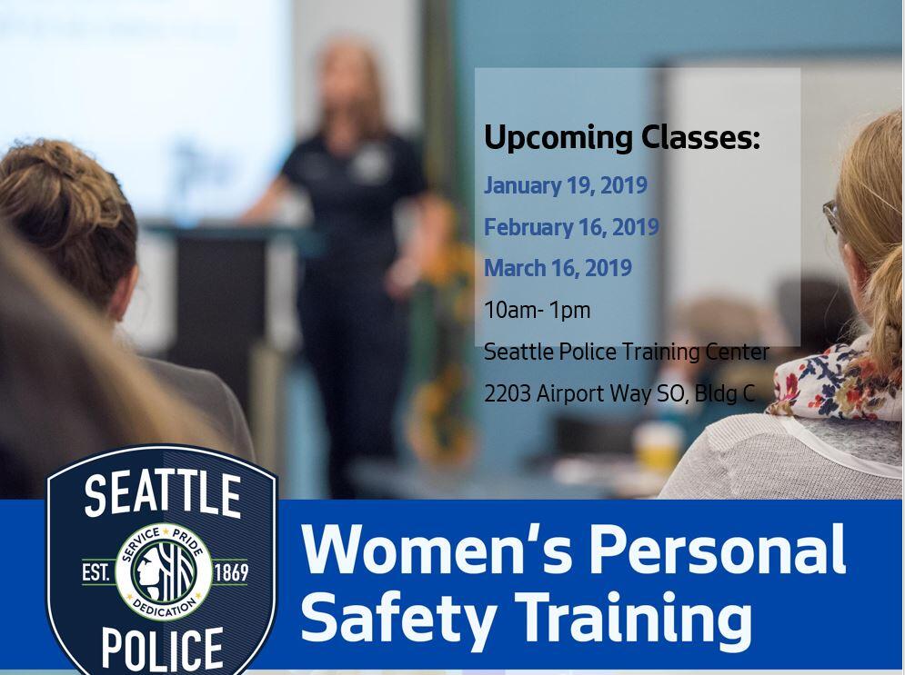 Women's Personal Safety Training (Seattle Police Department) — Nextdoor ...