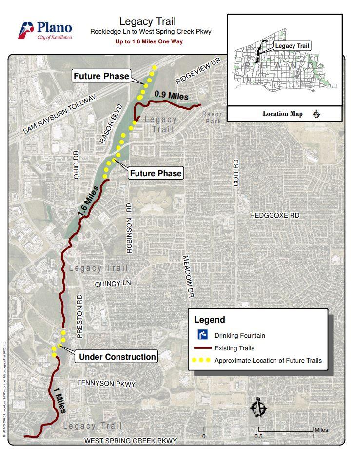 Legacy Trail Project Update from Plano Parks and Recreation Department ...