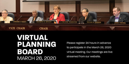 Prince George’s County Planning Department Virtual Planning Board ...