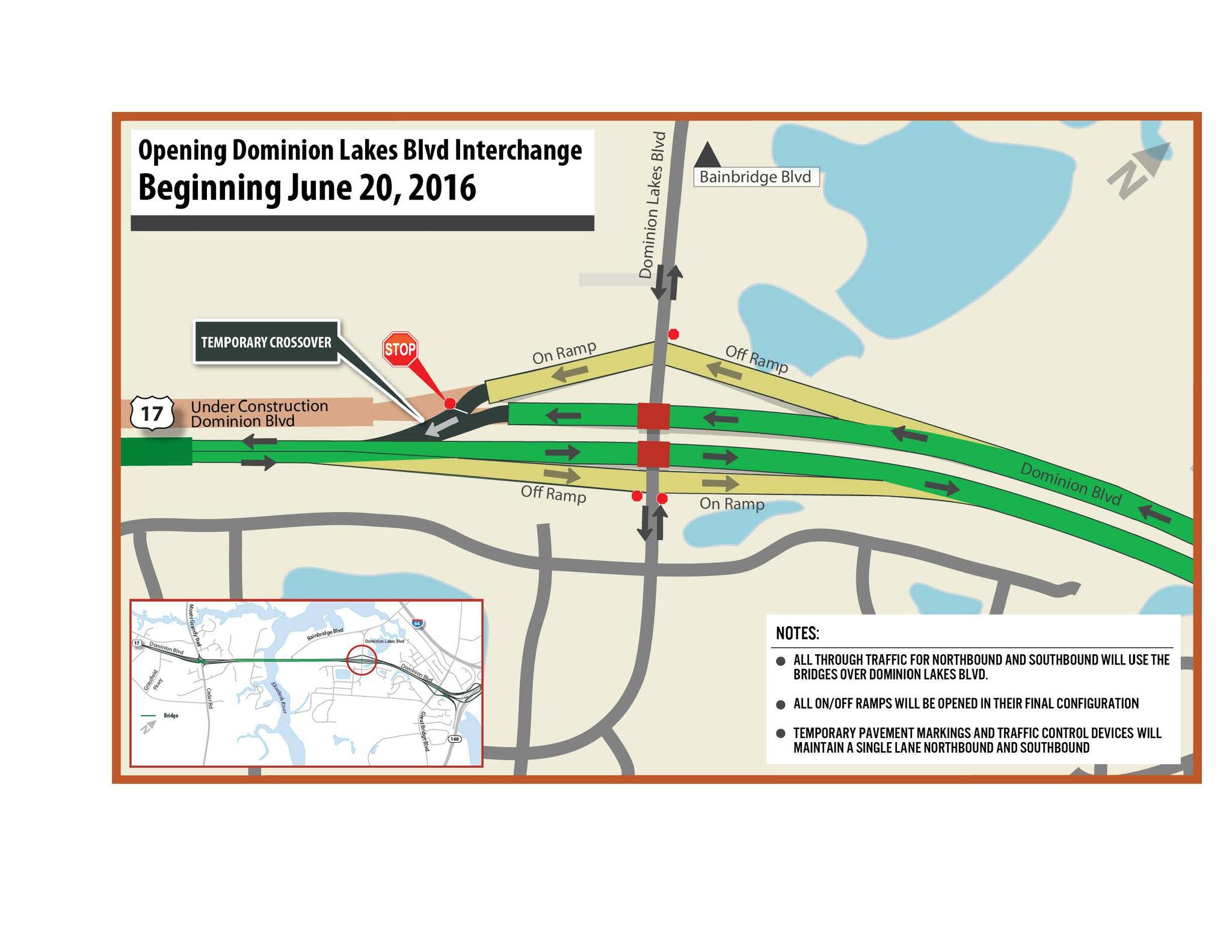 Veterans Bridge/Dominion Blvd Upcoming Closures (City of Chesapeake ...