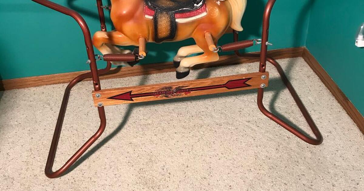 Vintage Flexible Flyer spring rocking horse for $75 in Germantown, WI ...