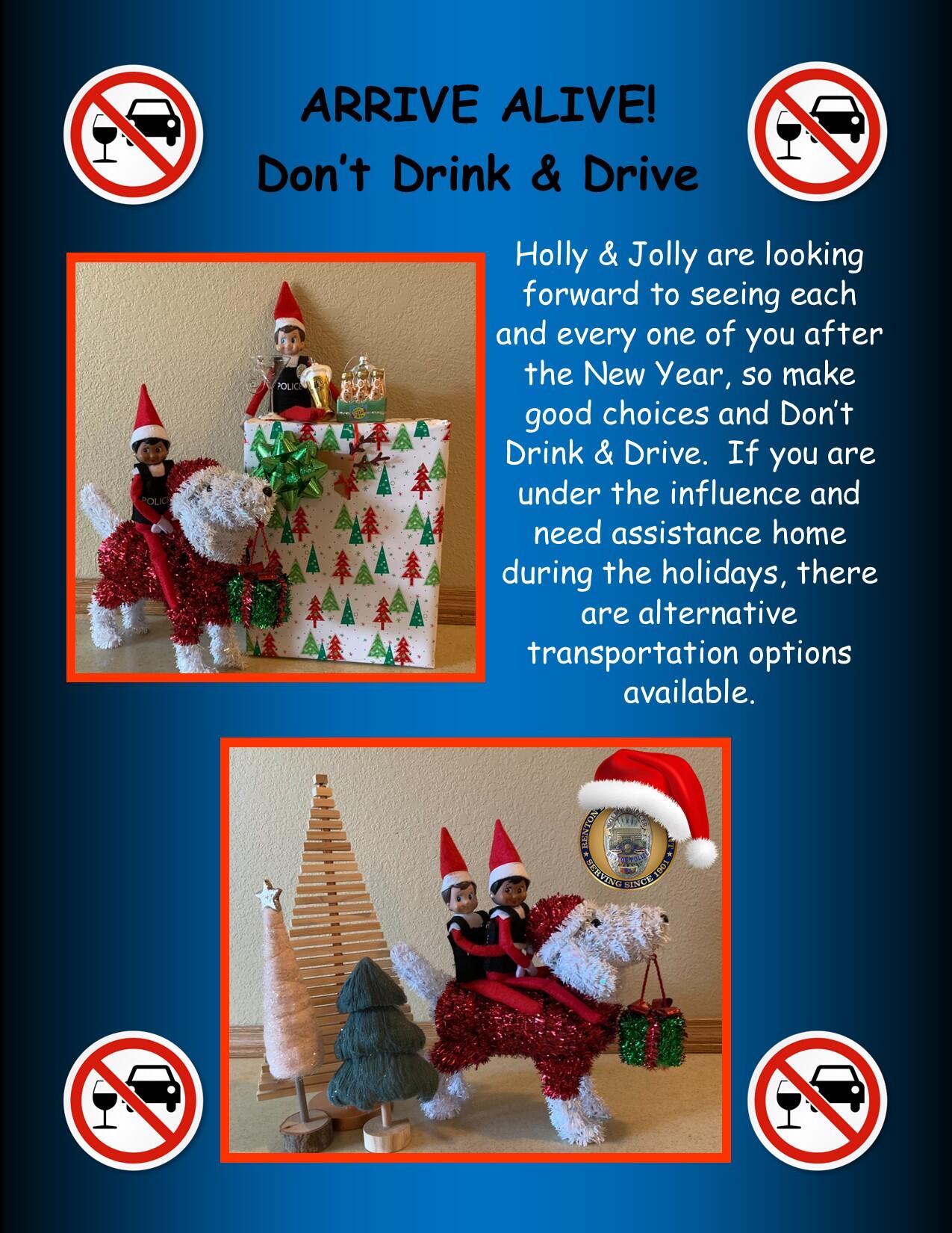 Last Message from Holly & Jolly for 2021! (Renton Police Department ...