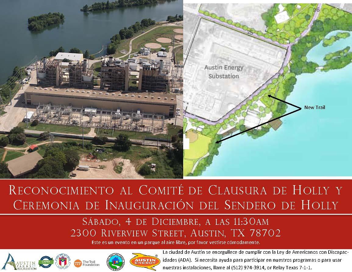 Holly Decommissioning Committee Recognition and Holly Trail Segment ...