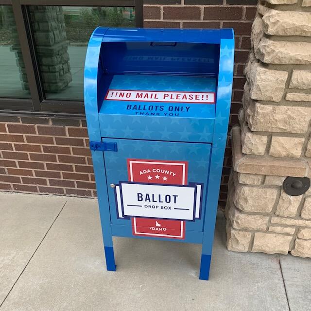 Absentee Ballot Drop Box outside Eagle City Hall (City of Eagle ...