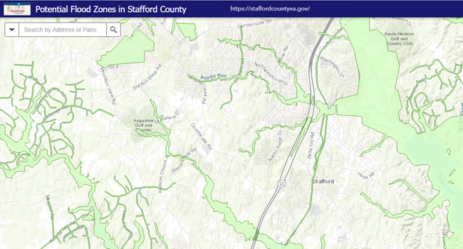 Interactive Flood Zone Map Available from Stafford County (Stafford ...