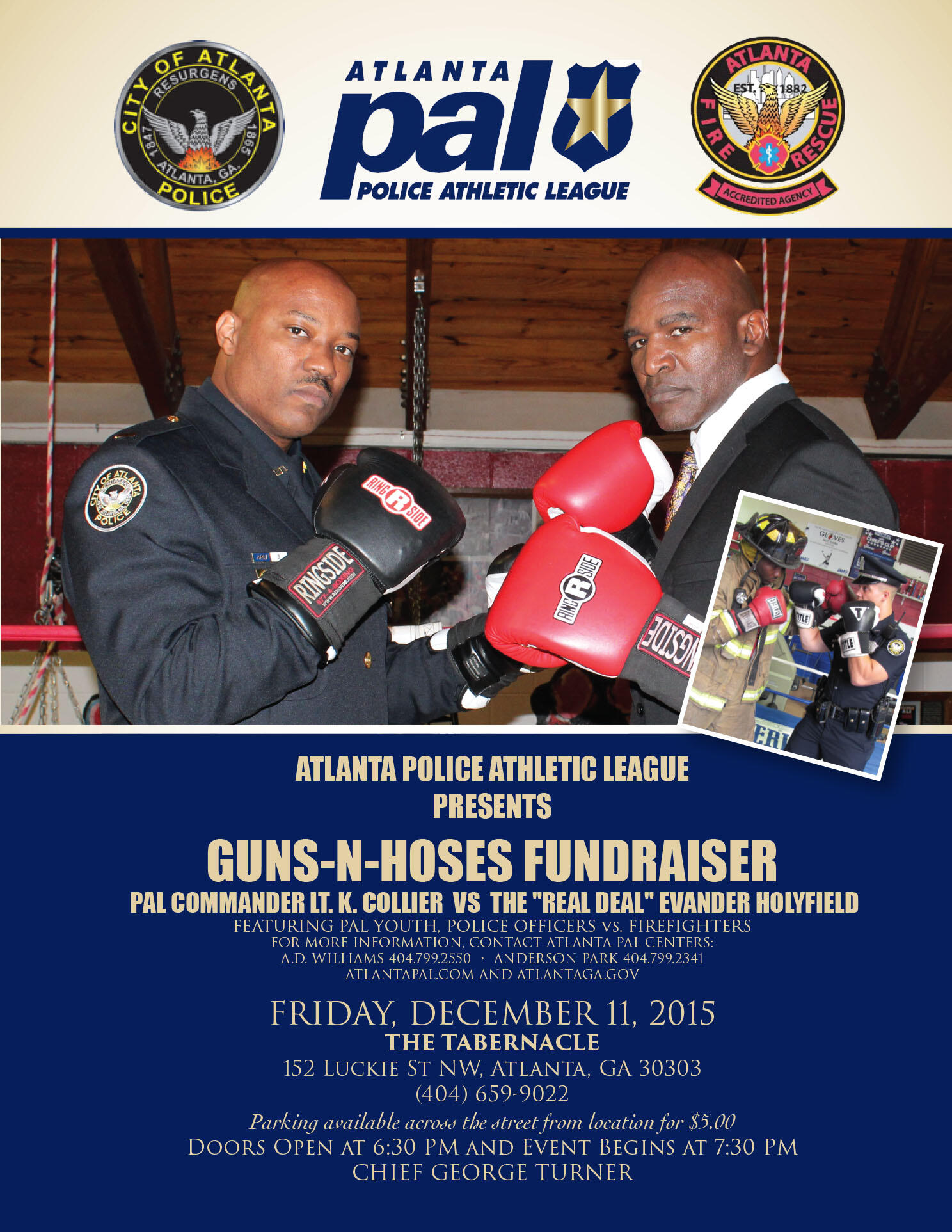 Atlanta Police Athletic League - “Guns-N-Hoses” Boxing Tournament ...