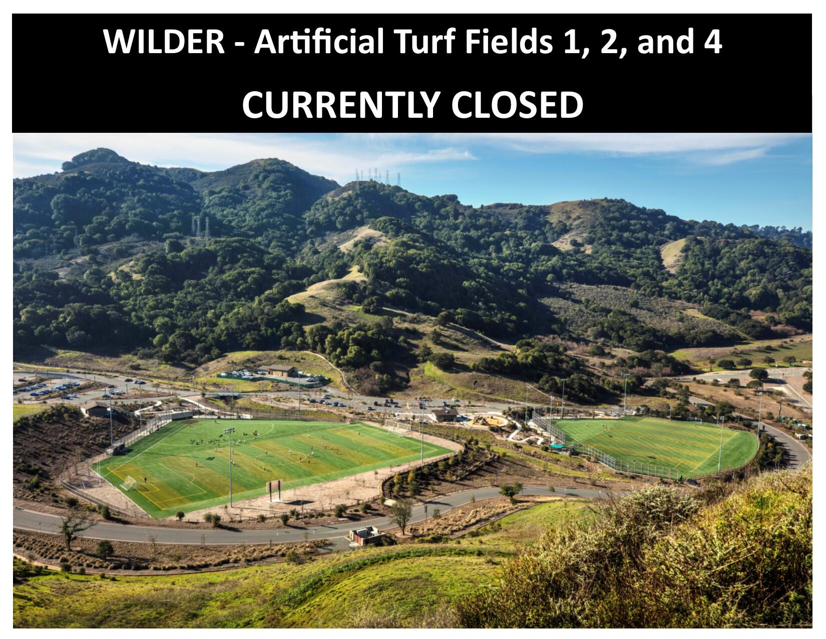 Wilder Artificial Turf Fields NOW CLOSED (City of Orinda) — Nextdoor ...