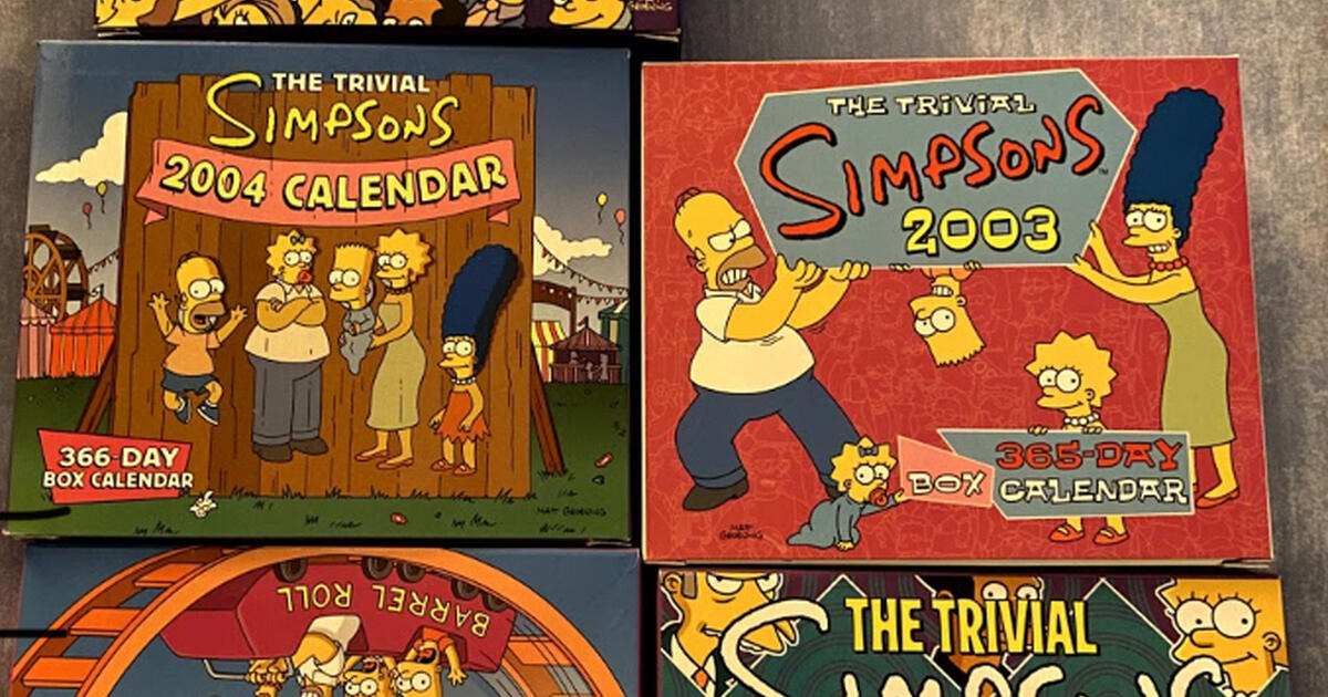 The Simpsons Boxed Calendars Various Years for $5 in Portland, OR ...
