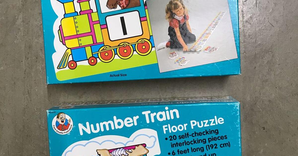 $8 · Number Train Floor Puzzle — Nextdoor