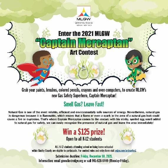 MLGW announces the 2021 Student Art Poster Contest focusing on Gas ...