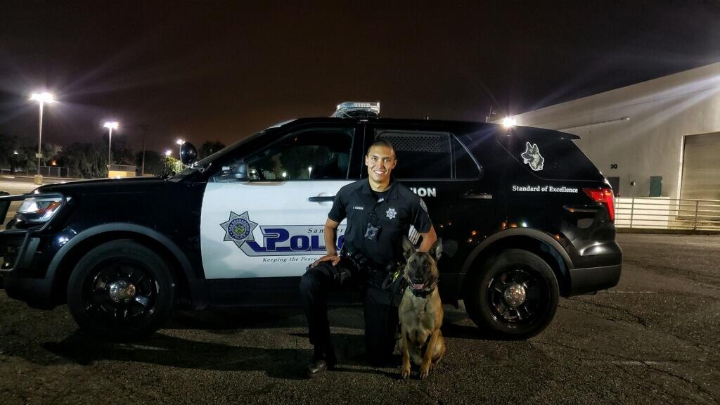 Welcome K-9 Falco to San Bernardino (San Bernardino Police Department ...