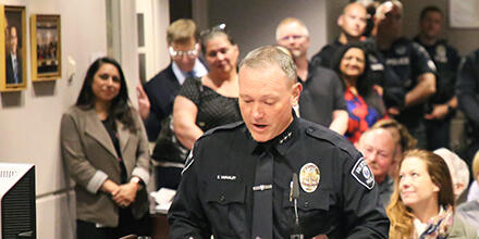 Ed VanValey sworn in as police chief (City of Renton) — Nextdoor — Nextdoor